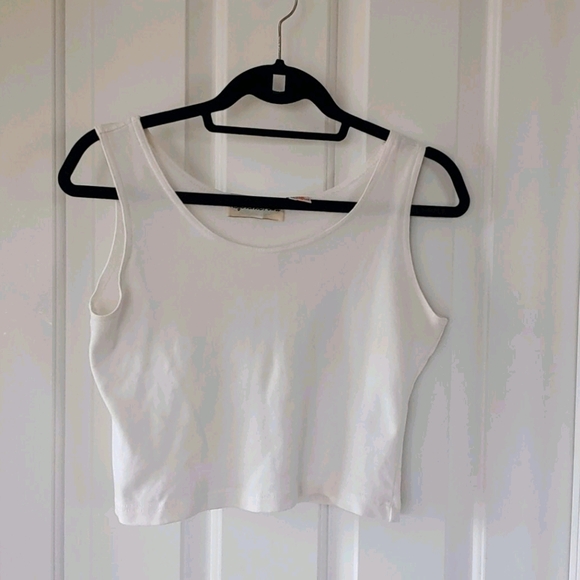 Reference Point | Tops | White Wide Strap Tank Top | Poshmark
